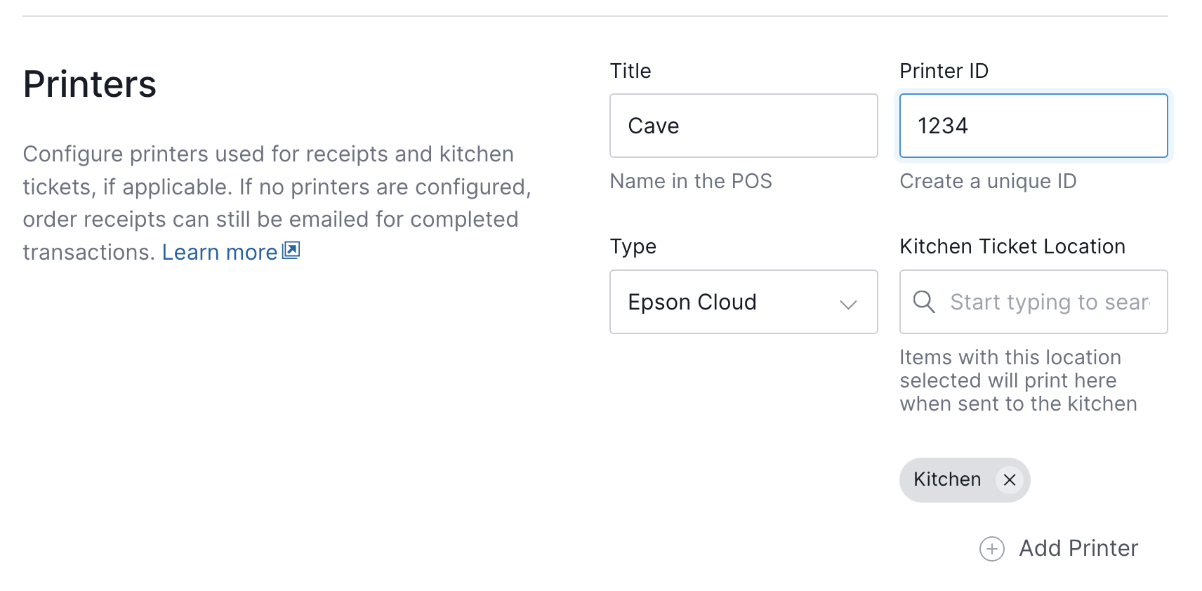 Setting Up POS Profiles